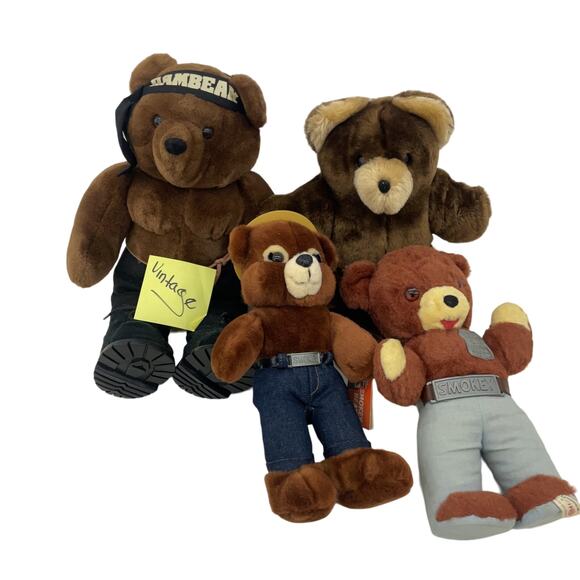 Unbranded | Toys | Vintage Lot 98s Teddy Bears Plush Rambear Rambo ...